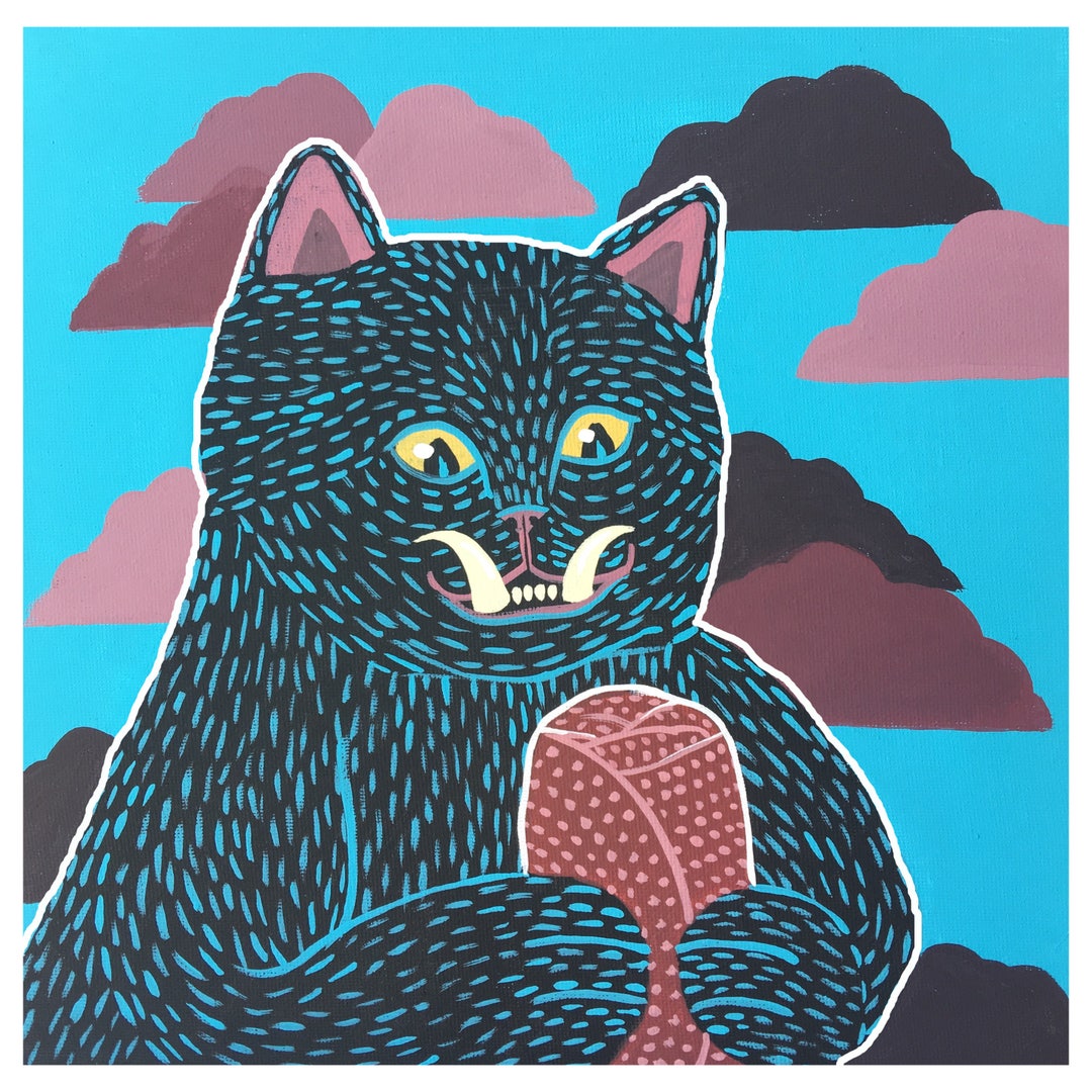 Burrito Eater- Print - Etsy