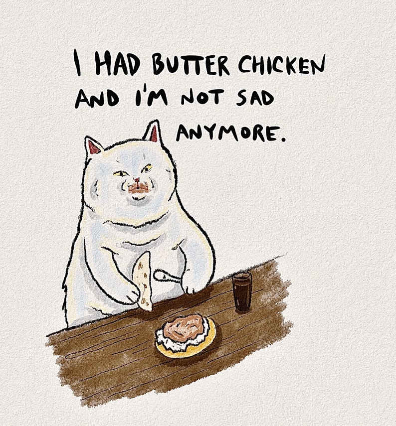 Of Course It’s Butter Chicken - PRINT - Etsy