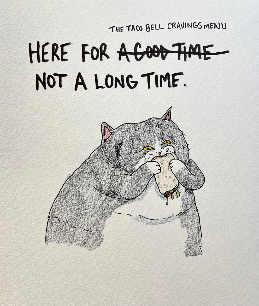 Here for the Cravings Menu - PRINT - Etsy