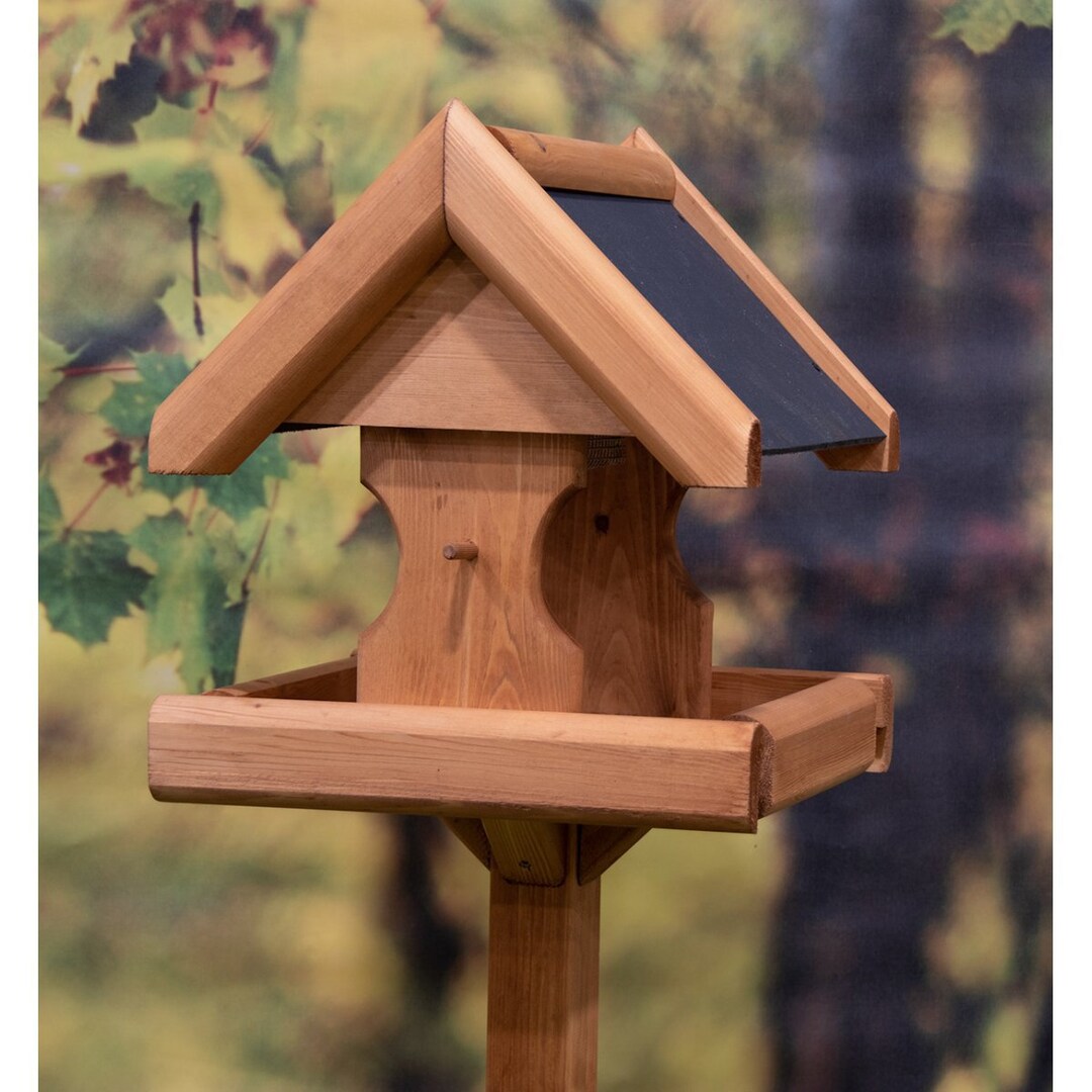 Verwood Large Slate Roof Bird Table With Removable Nut Feeder - Etsy UK