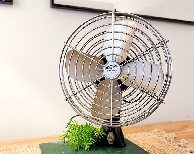 Electric Servicemate Cab Fan, Vintage Retro Fan, Small Shop Fan, 12 ...