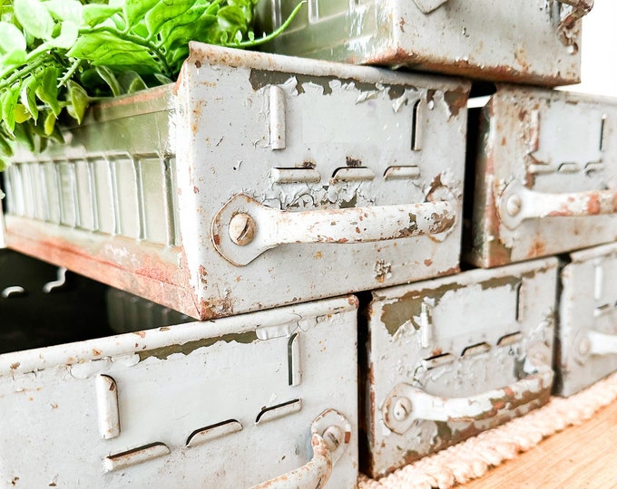 Vintage Catalog Drawer, Small Catalog Drawer, Industrial Decor ...