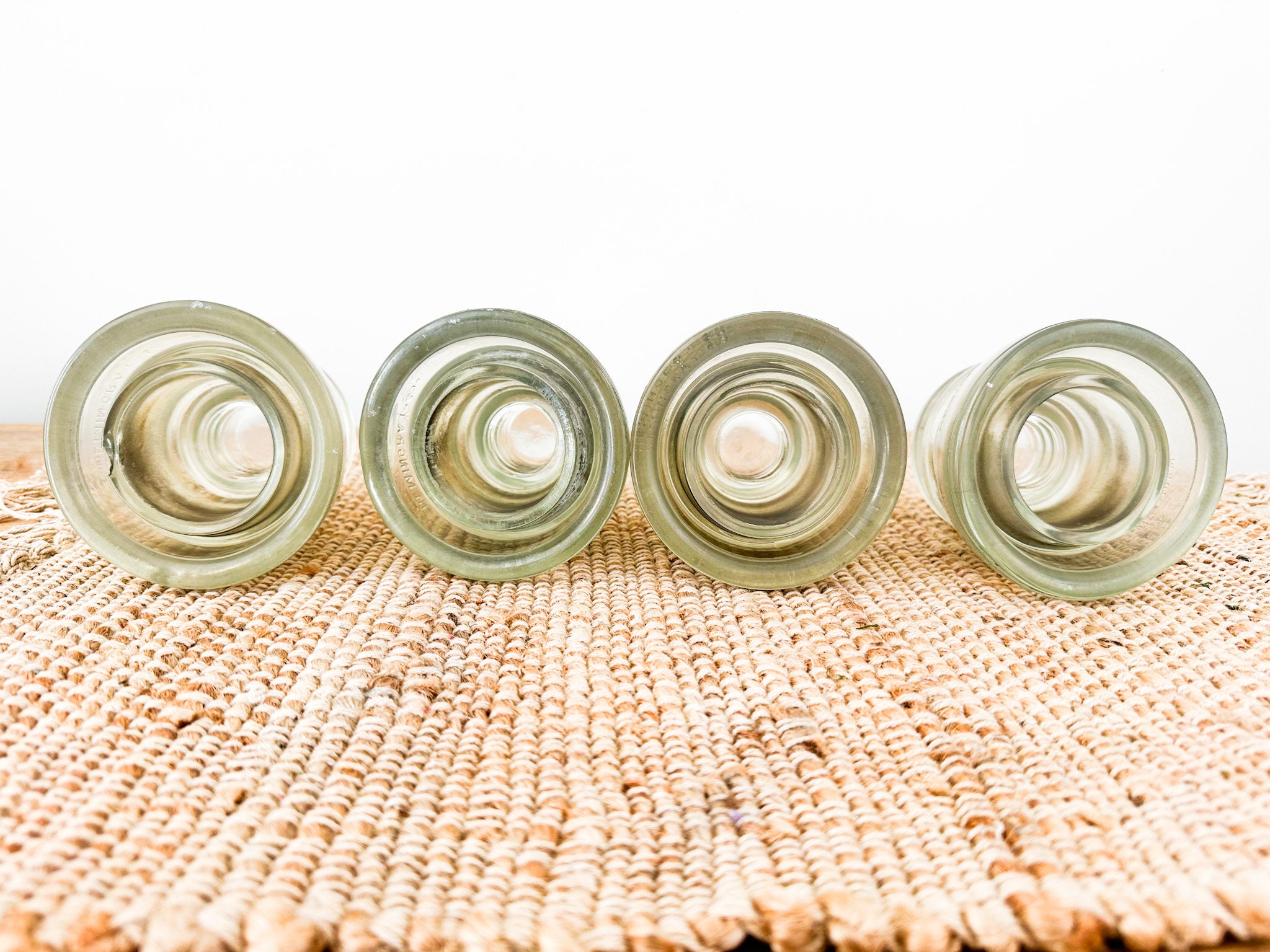 Antique Hemingray 45 Insulators: Vintage Industrial Decor, Set of 4 - Etsy