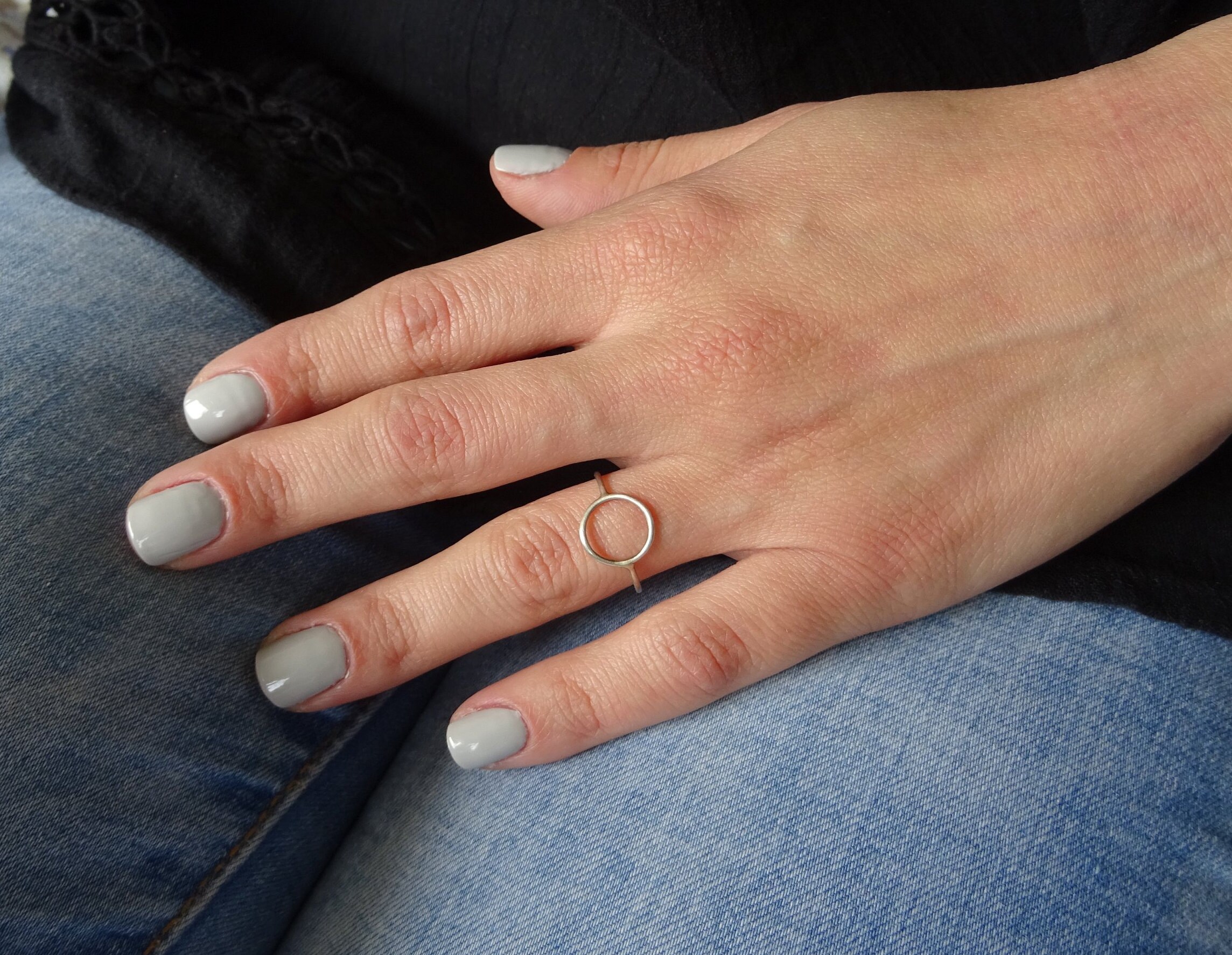 Karma Ring Handmade Ringboho Ring Sterling Silver | Etsy