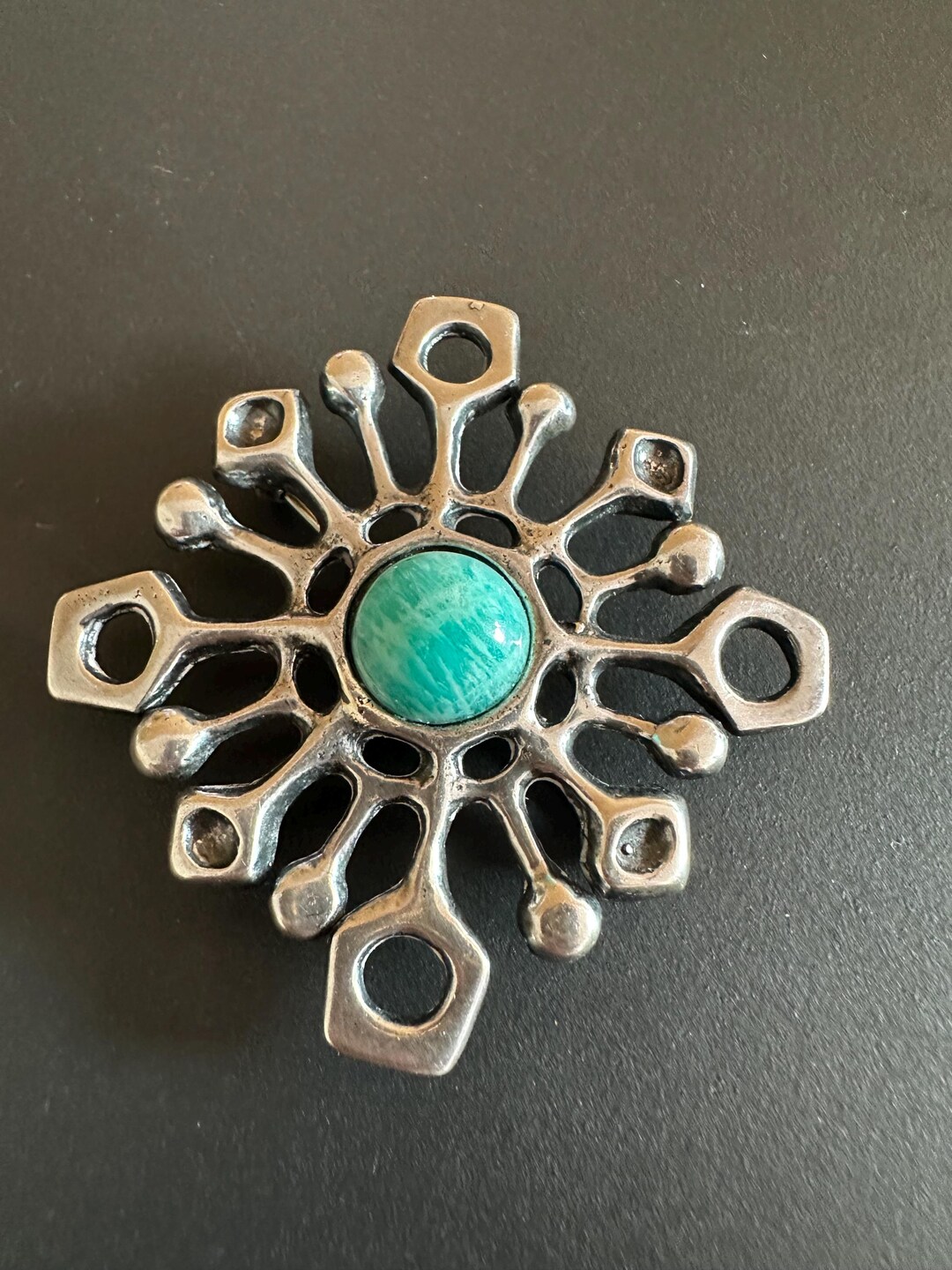 Unn Tangerud for Uni David Andersen Vintage Sterling Silver Brooch ...