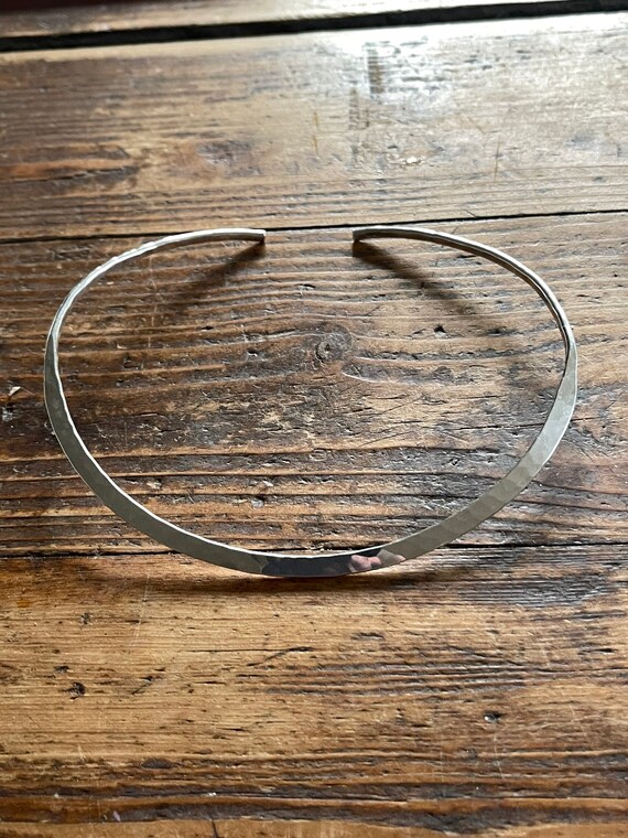 Neck ring from Norwegian Estate Norway Sterling Silver - Gem