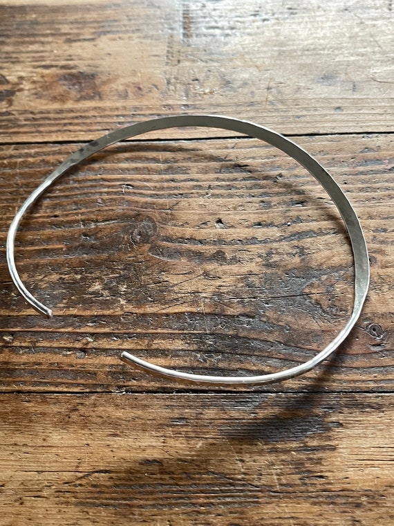 Neck ring from Norwegian Estate Norway Sterling Silver - Gem