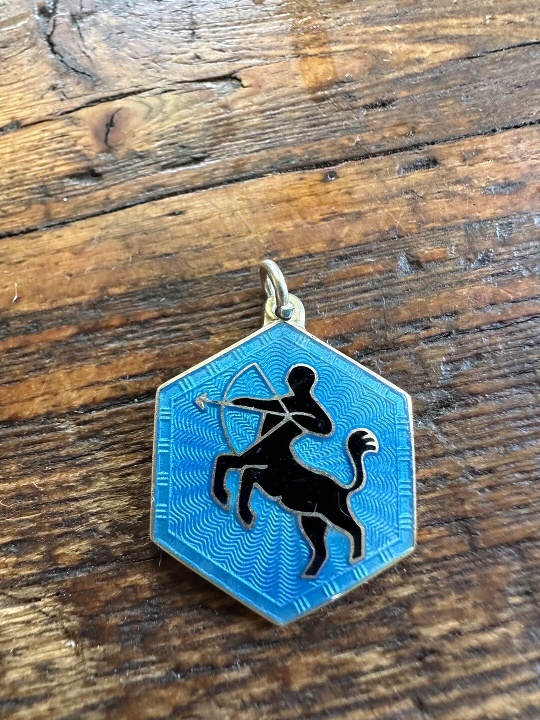 David Andersen Sagittarius Zodiac Sterling Silver Pendant Norway ...