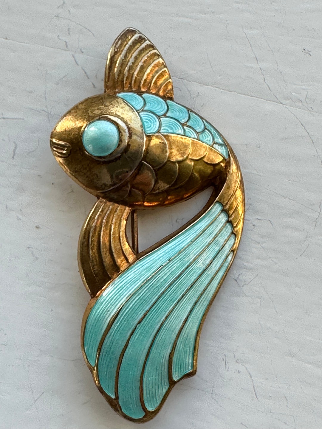 Jacob Tostrup Sterling Silver Enamel Vintage Brooch Norway Norwegian - Etsy