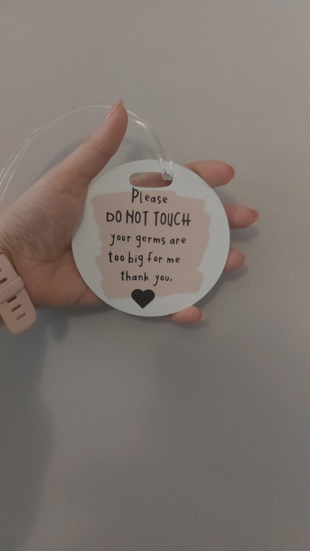 Pram Tag: Please Do Not Touch Sign Keep Germs Away - Etsy