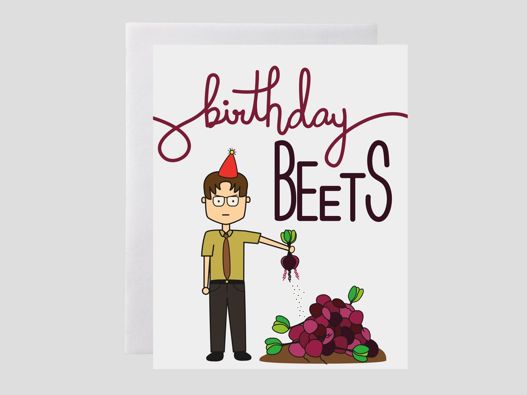The Office Birthday Card - Dwight Schrute Birthday Card, the Office TV ...