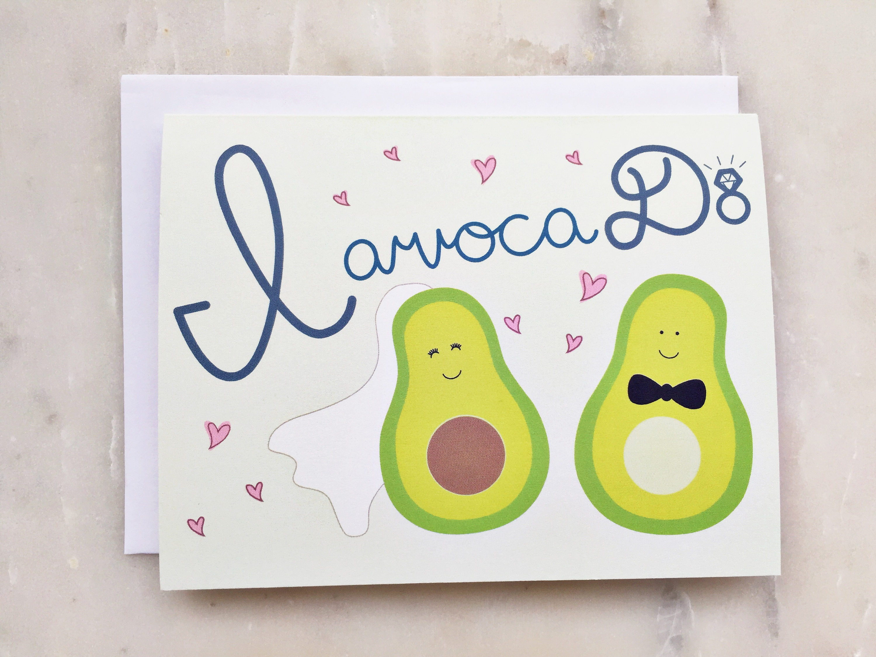 Avocado Wedding Card Avocado Card I Avocado Wedding Card - Etsy UK
