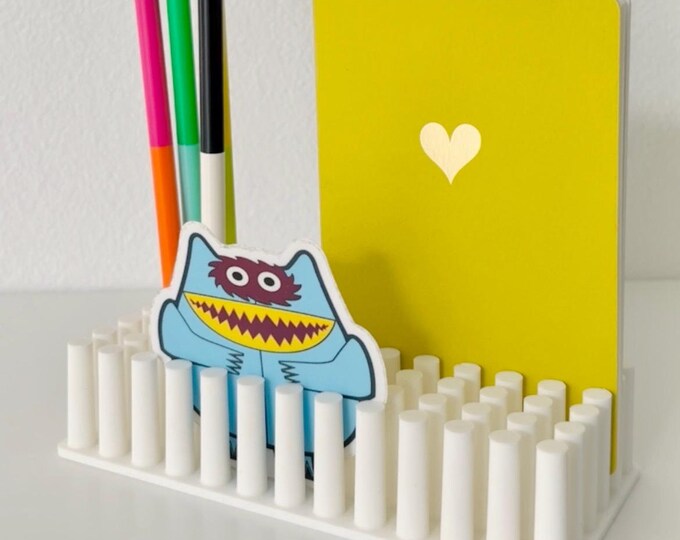 Modern Poppin White Softie Grip Grass Desk Organizer - Etsy