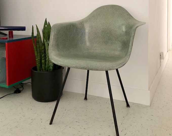 1960’s Fiberglass Original Eames Shell Chairs for Herman Miller in “tan ...