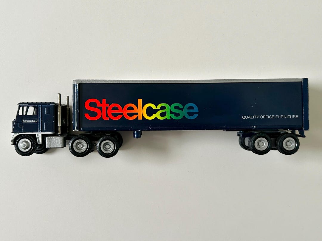 Vintage Winross Diecast 1:64 Steelcase Furniture Semi Truck / Trailer ...