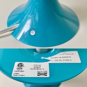 Modern Retired IKEA Turquoise ‘lampan’ Table / Desk Lamp - Etsy