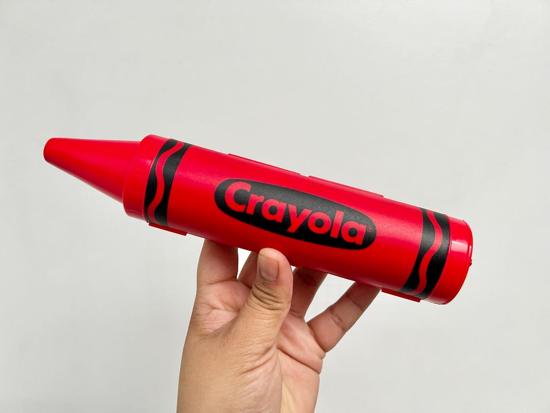 Vintage Red Crayola Pencil Box Calculator - Etsy