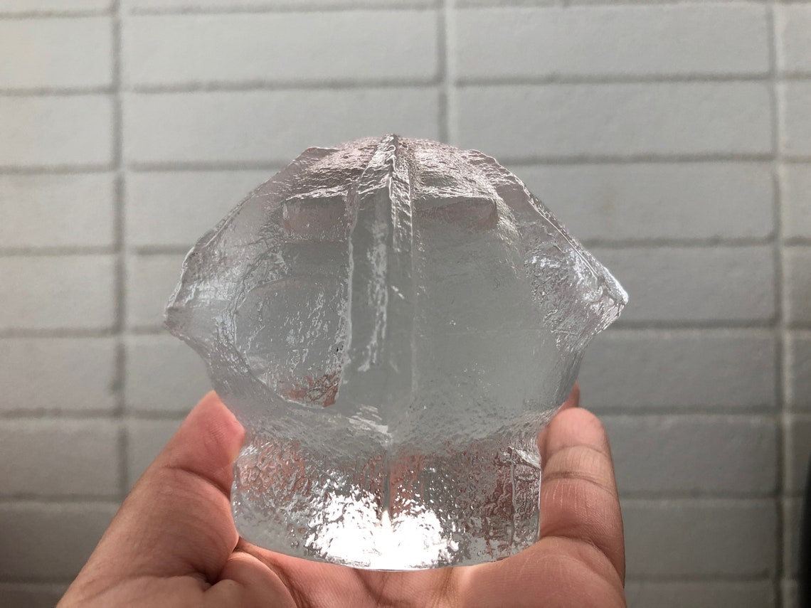 Vintage Pukeberg Glass Elephant Figurine / Paperweight - Etsy