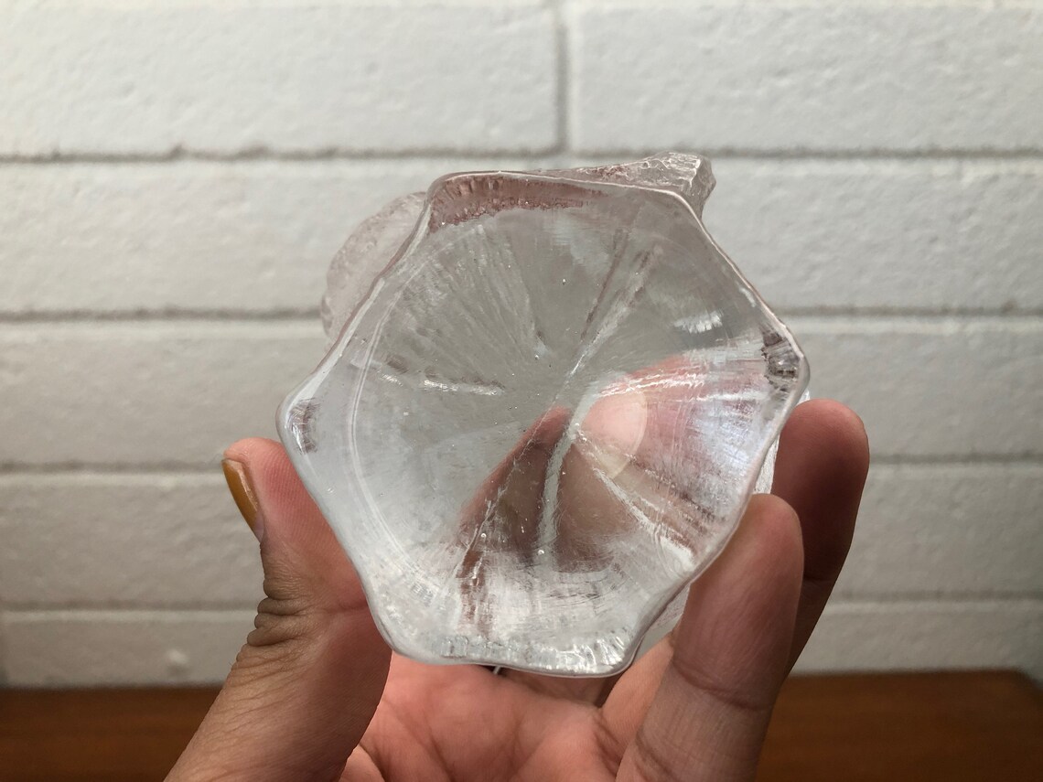 Vintage Pukeberg Glass Elephant Figurine / Paperweight - Etsy