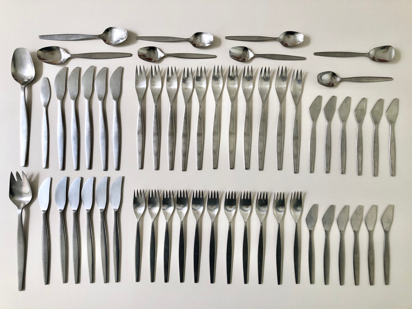 Vintage Gense Focus Folke Arstrom Flatware Set (sweden) - Etsy