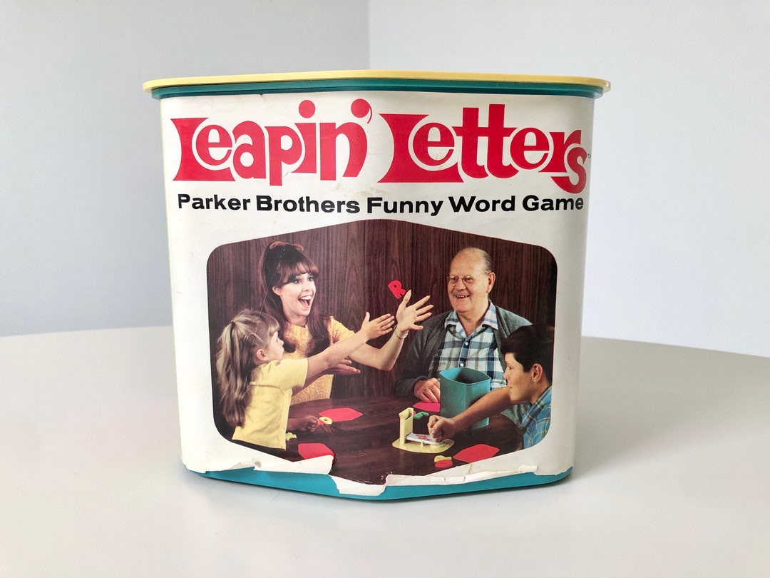 Vintage Parker Brothers Leaping Letters Game USA - Etsy