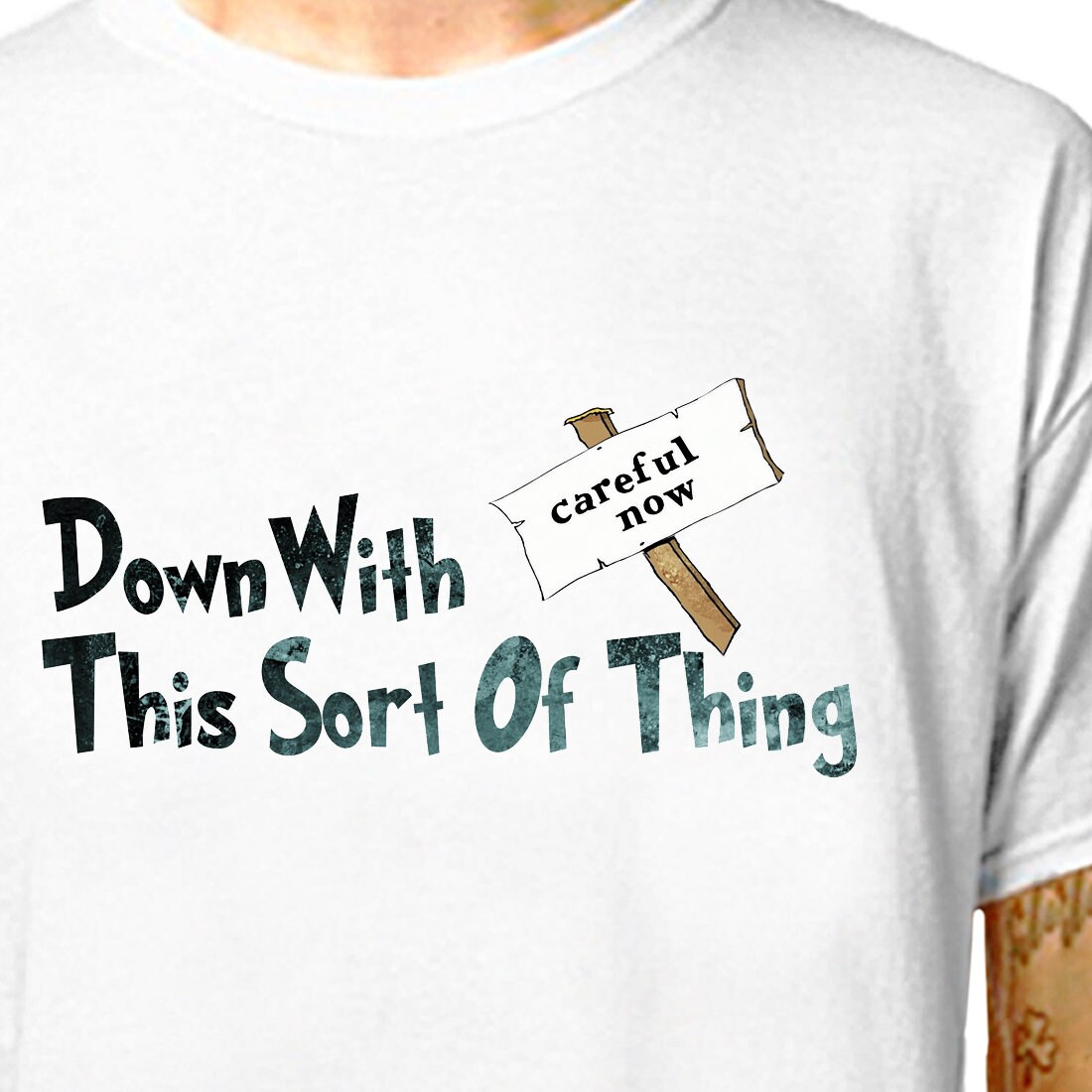 T-SHIRT: Father Ted Down With This Sort Of Thing / Mens & | Etsy