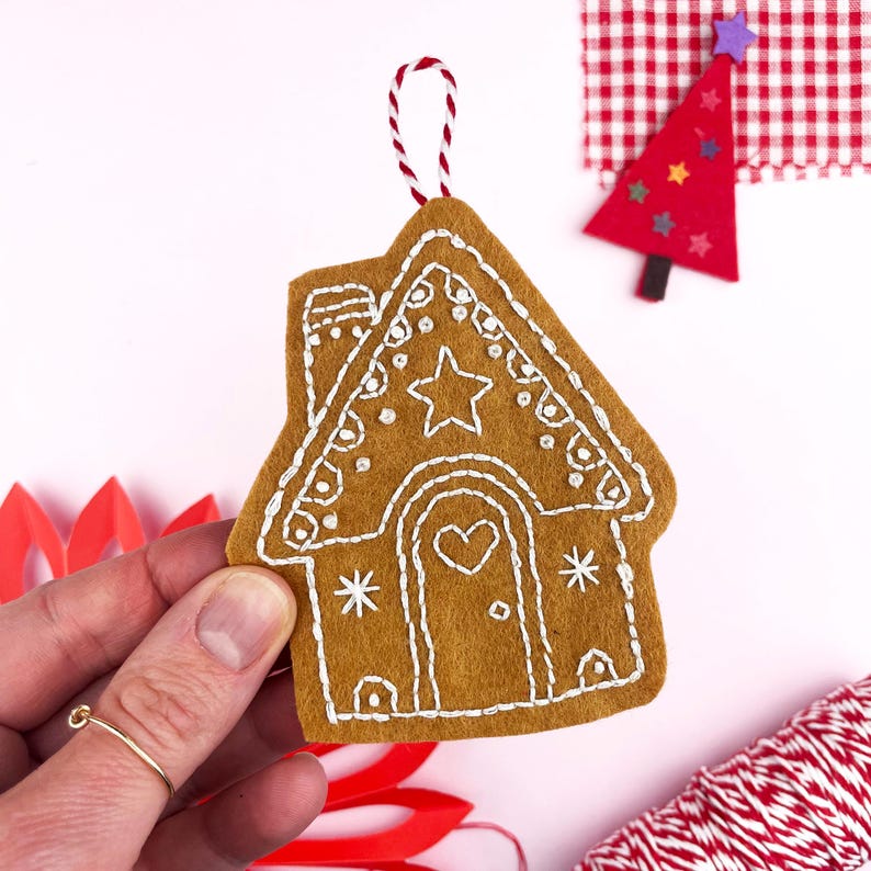 Gingerbread Stick and Stitch Embroidery Patterns: Easy Christmas Wash ...