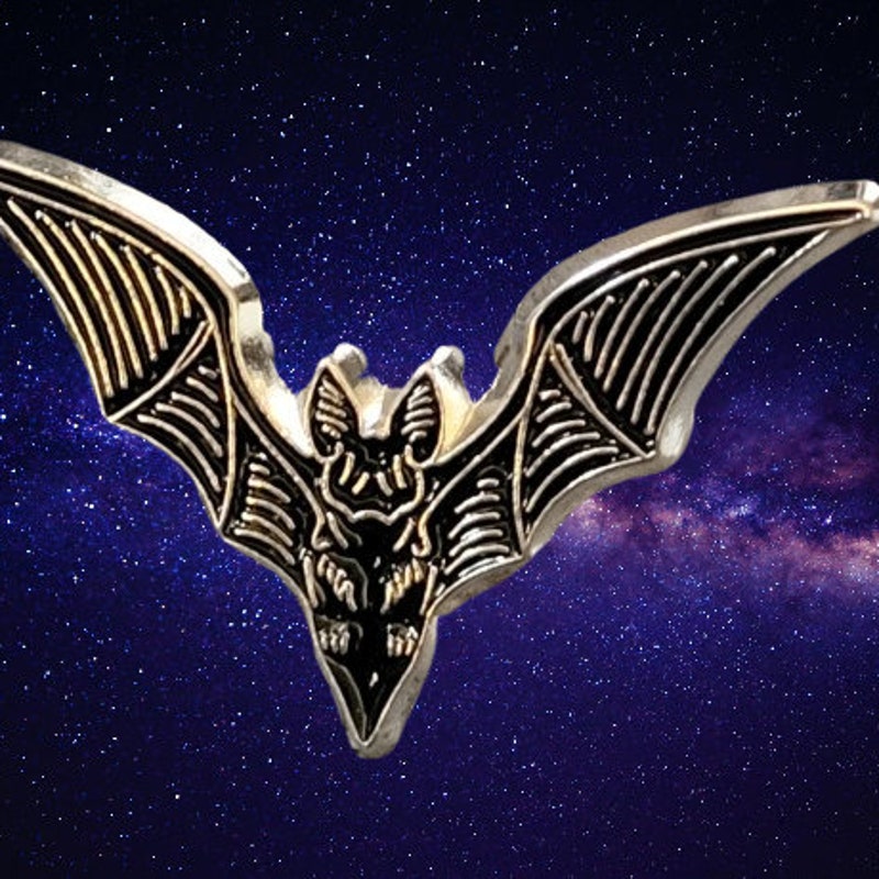 Bat Pin - Etsy