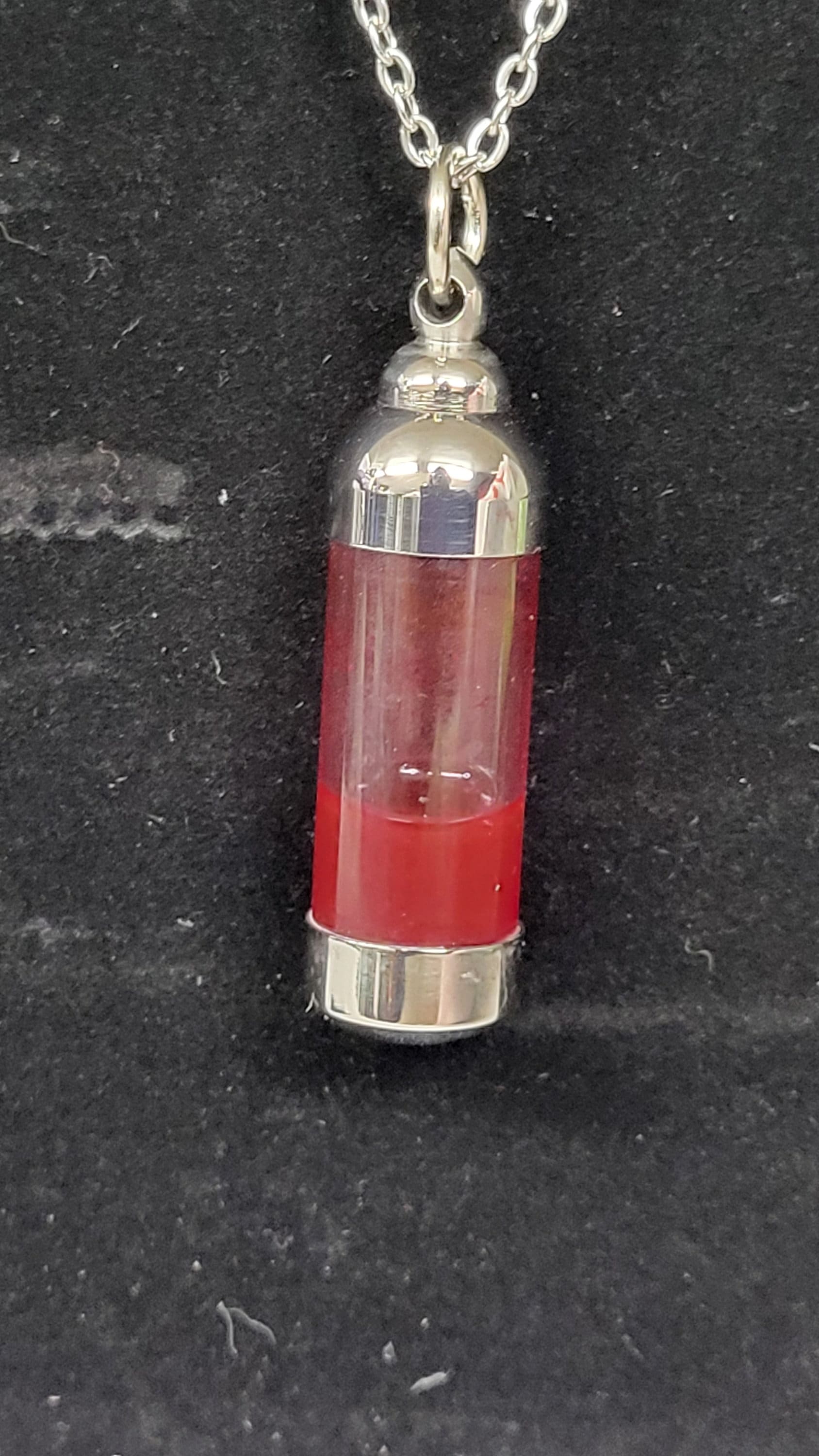 Gothic Glass Vial Pendant - Etsy