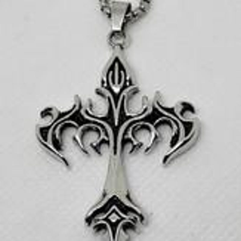 Flaming Cross - Etsy