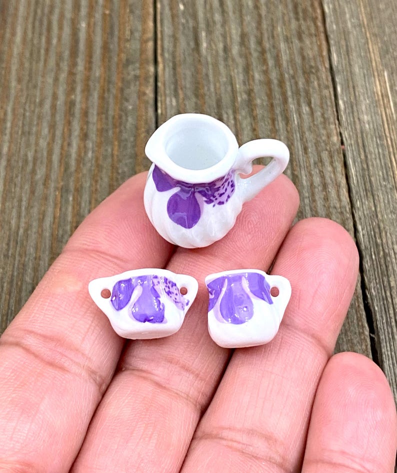 Ceramic Sugar Pot Milk Tea Pitcher Coffee Jug Porcelain Charms Antique ...