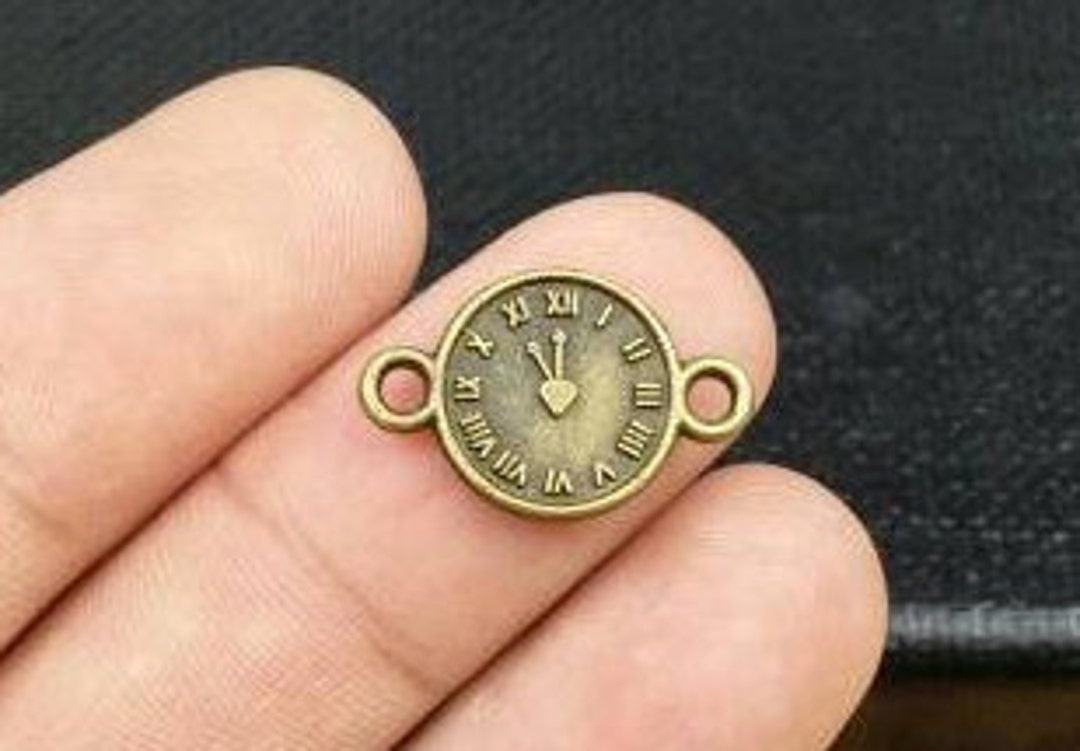 5 Wrist Watch Connectors Vintage Design Antique Style Clock Links ...