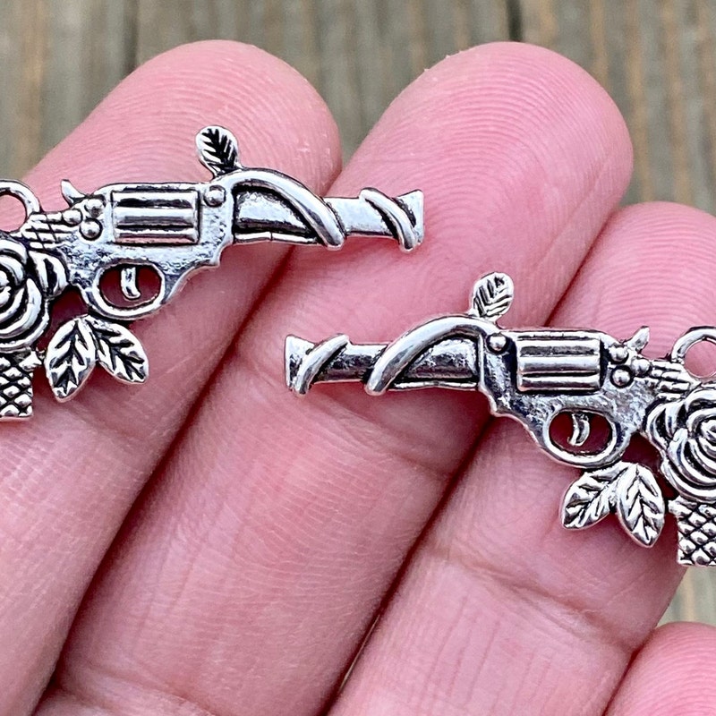 Revolver Charm - Etsy