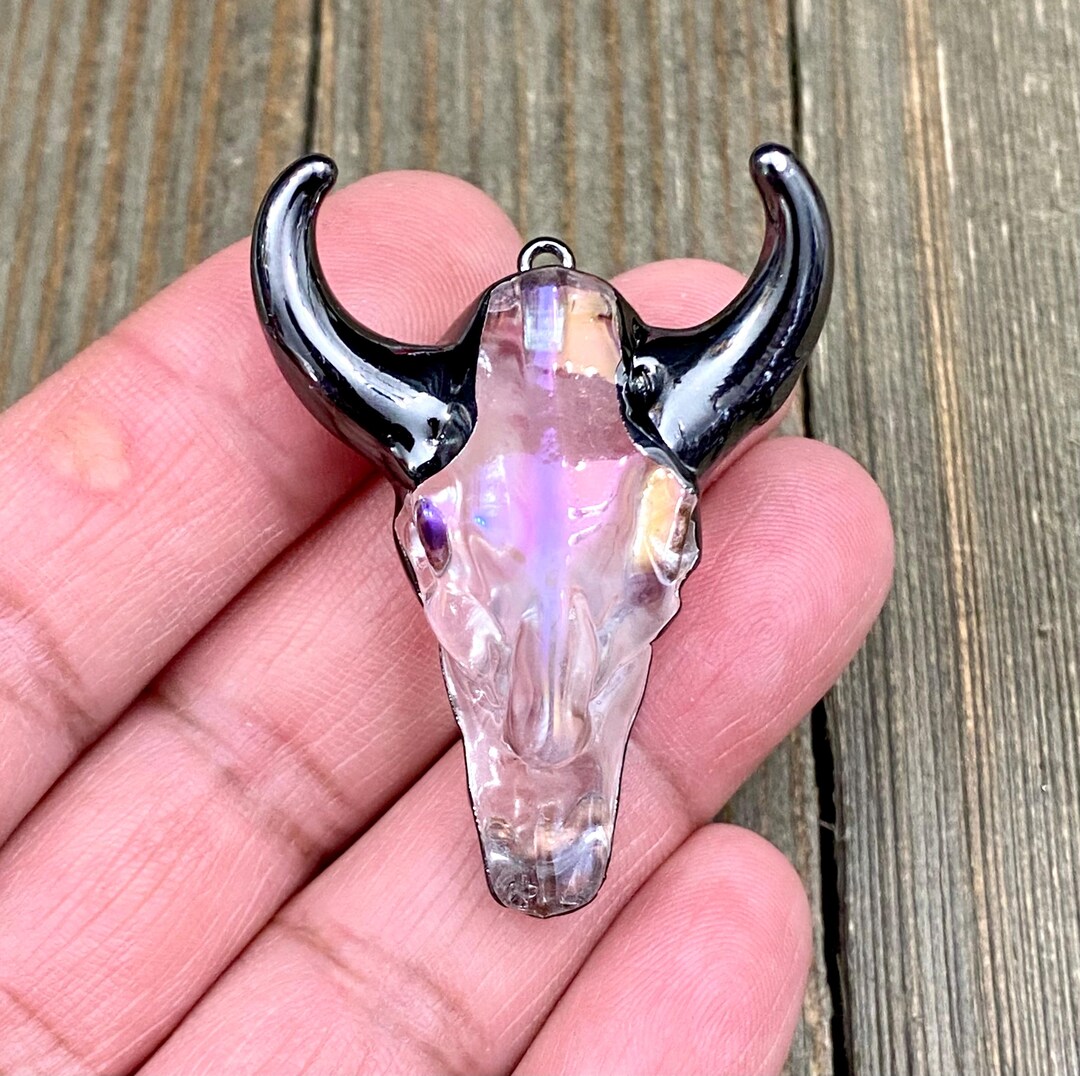 Bullhead Charm Bull Face With Horn Animal Pendant DIY Bull Fighter Yoga ...