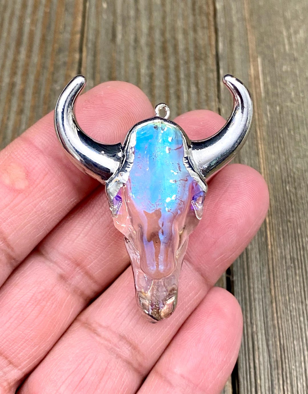 Bullhead Charm Bull Face With Horn Animal Pendant DIY Bull Fighter Yoga ...