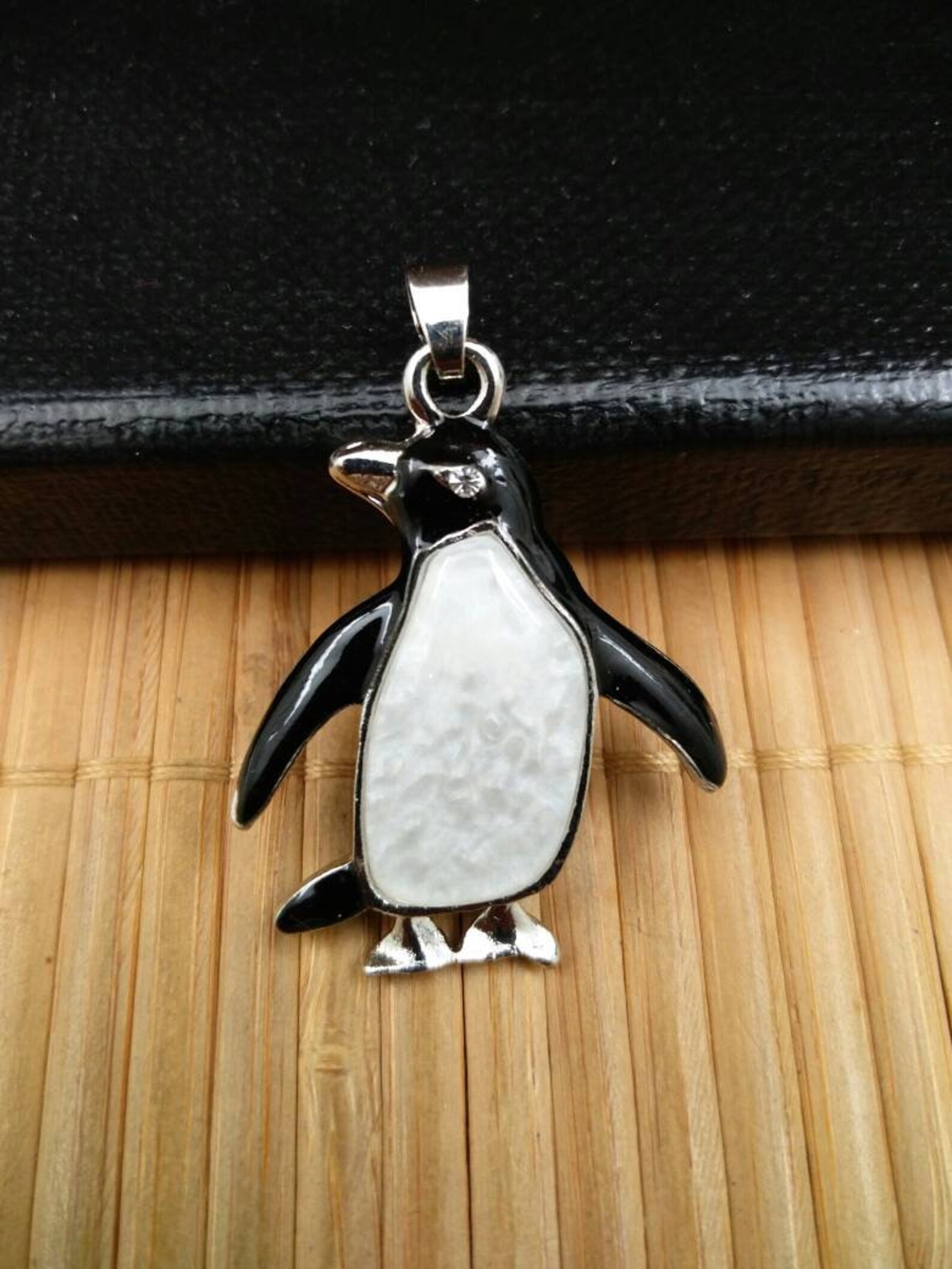 Penguin Charm Elegant Bird Enamel Pendant Penguin Lover's | Etsy