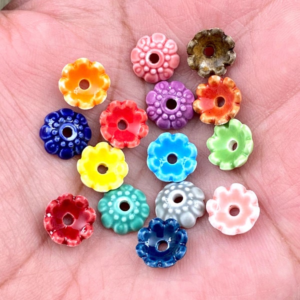 Ceramic Bead Cap - Etsy