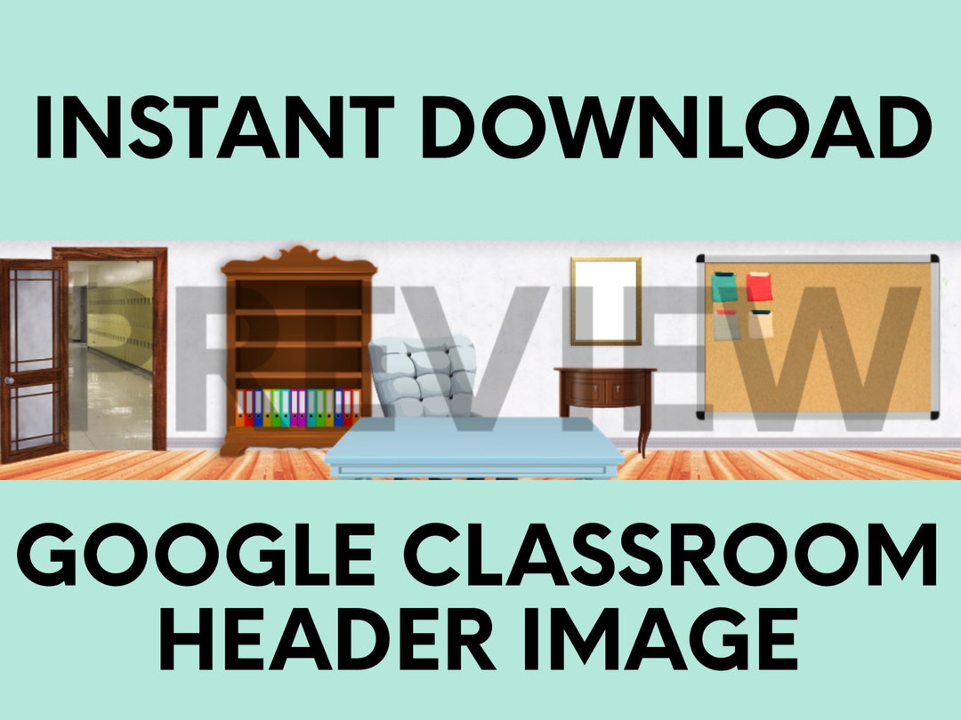 Instant Download Google Classroom Header | Add Your Bitmoji | Header ...
