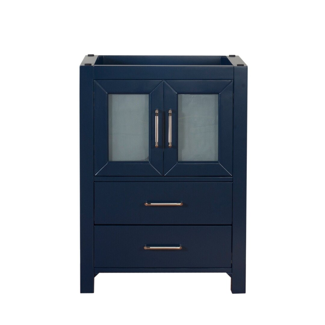 Newport 24 In. W X 18 In. D X 33 In. H Bath Vanity in Dark Blue - Etsy