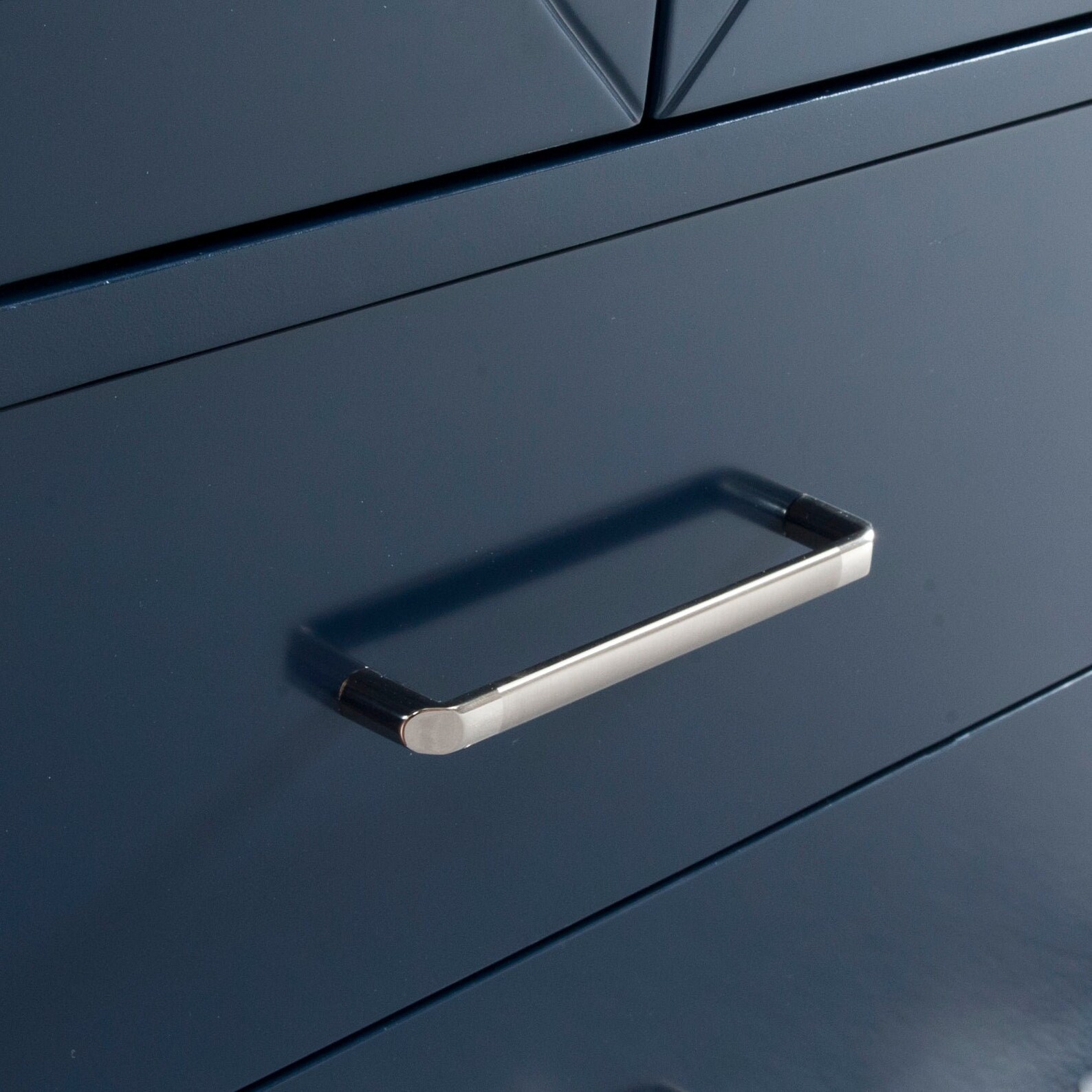 Newport 24 In. W X 18 In. D X 38 In. H Bath Vanity in Navy With Marble ...