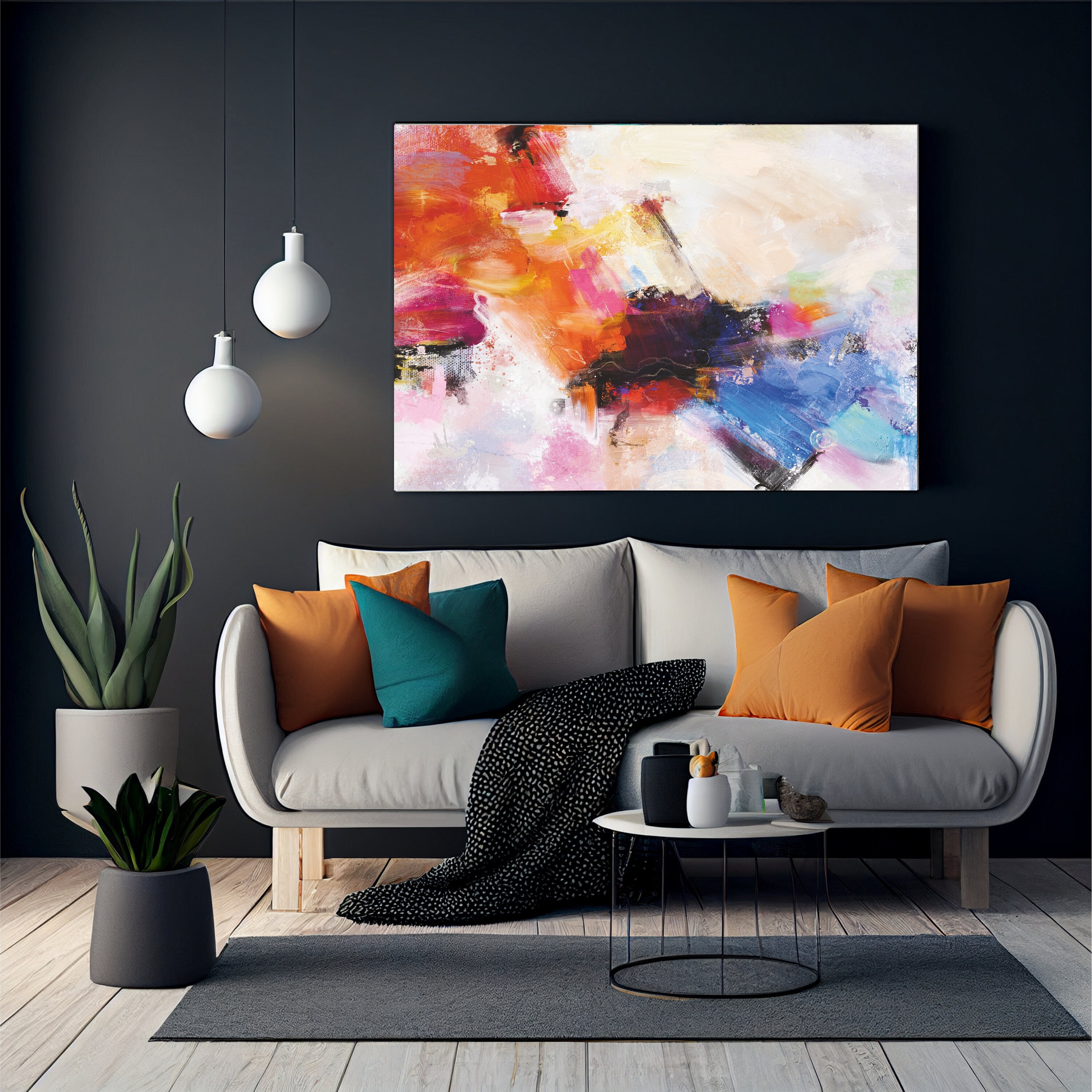 Modern Abstract Wall Art Original Art Wall Art Print - Etsy