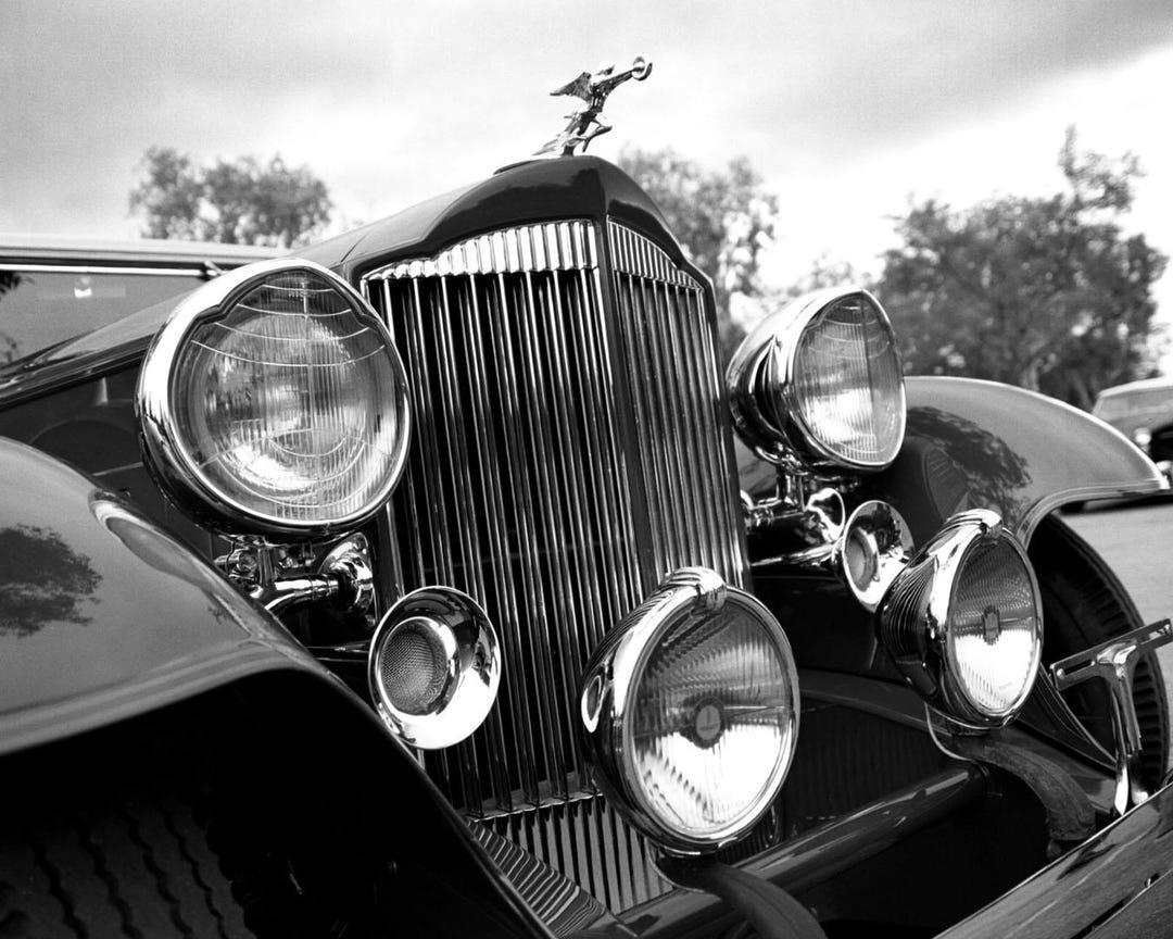 Vintage Packard Poster – Classic Car Wall Art | Retro Automobile Canvas ...