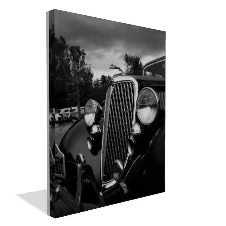 Vintage Ford Poster – Classic Car Wall Art | Retro Automobile Canvas ...