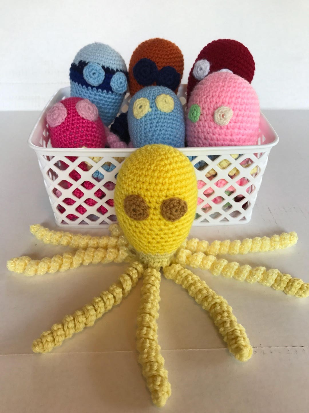 Crochet Octopus-great for Premies! Custom Colors Available! - Etsy