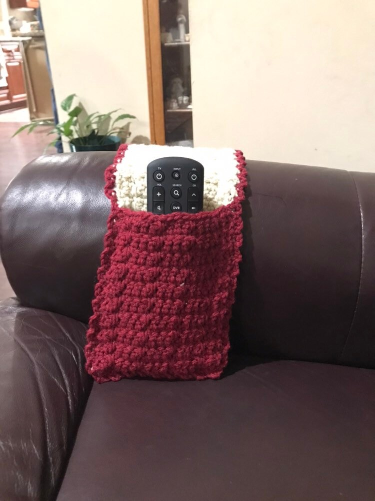 Crochet Remote Control Caddy - Etsy