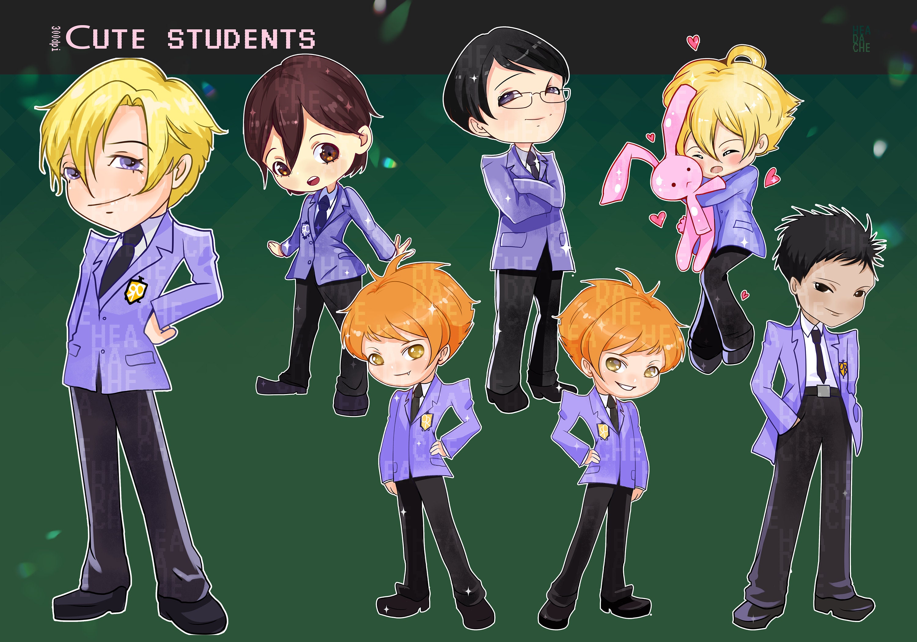 Chibi Student Png