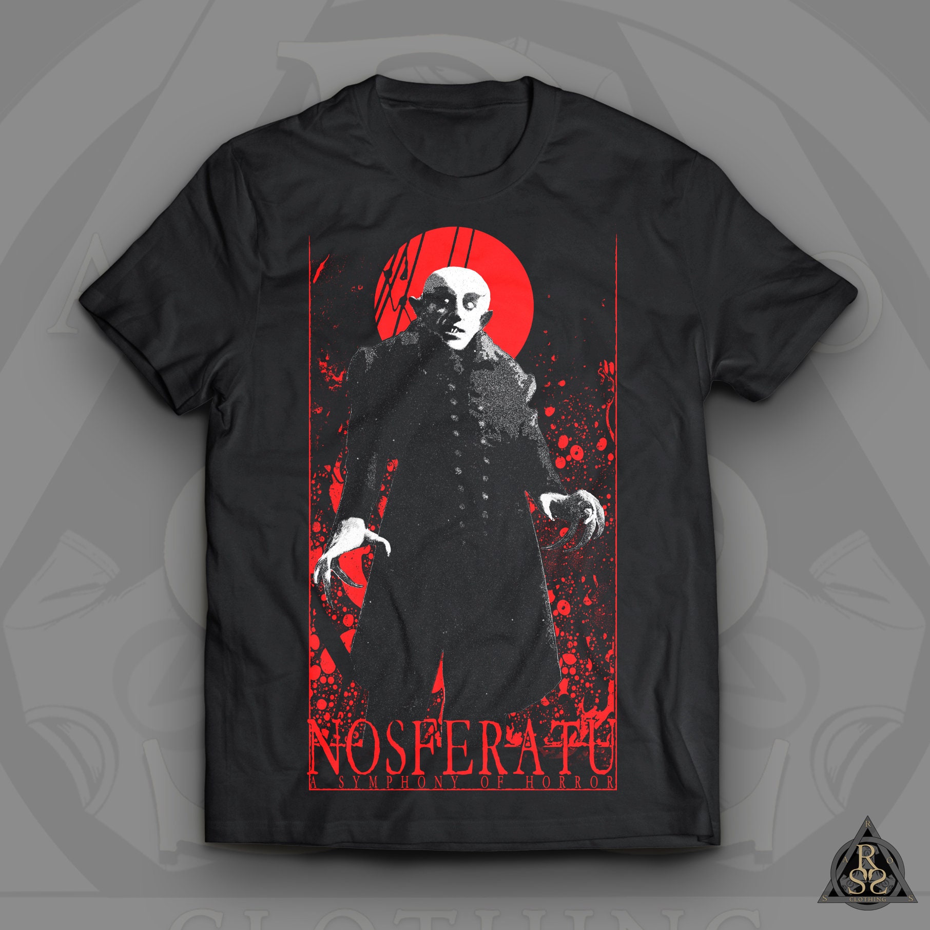 Nosferatu T-shirt | Symphony of Horror | Vampire Dracula / Gothic Top ...
