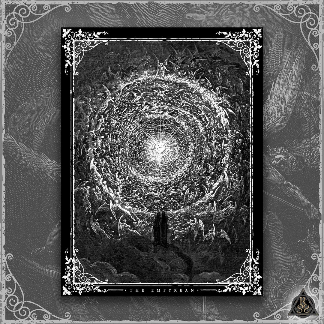 Gustave Doré - the Empyrean Fine Art Print | Classic 19th Century ...