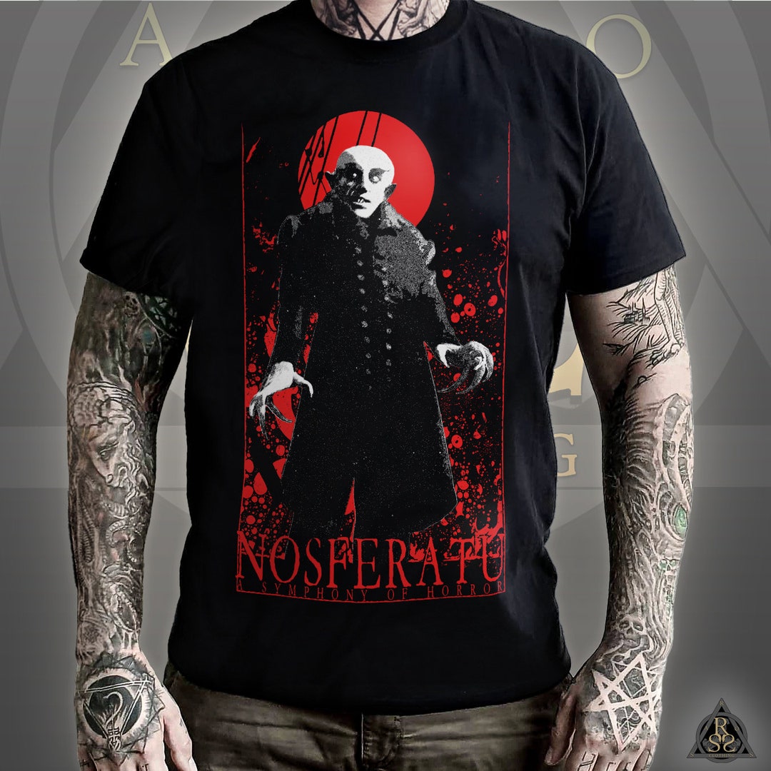 Nosferatu T-shirt | Symphony of Horror | Vampire Dracula / Gothic Top ...