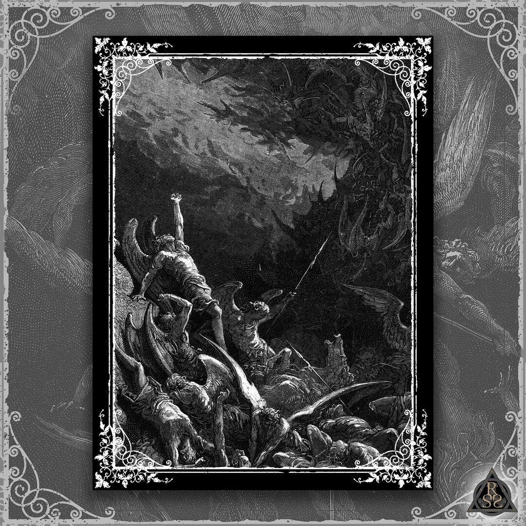 Gustave Doré Poster Print - Paradise Lost - Plate XXVIII | Apocalypse ...